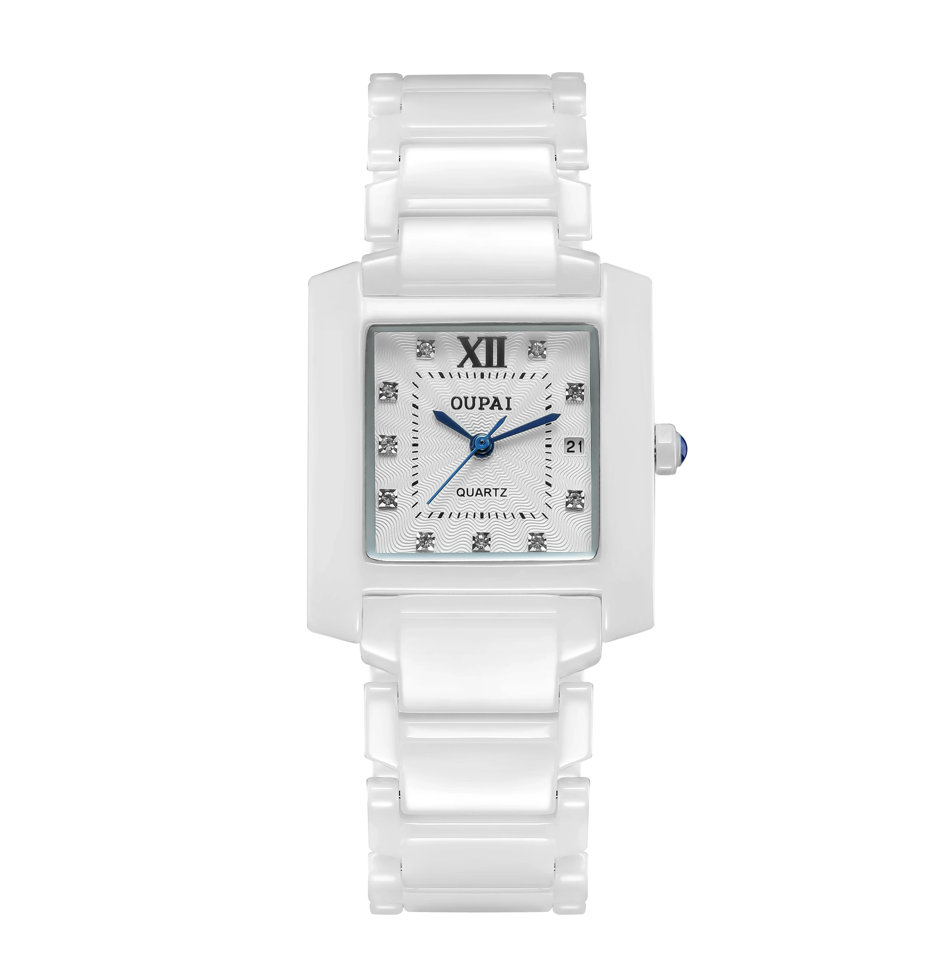 OUPAI-2022-New-Arrival-Square-White-Ceramic-Watch-Woman-Fashion-Classic ...