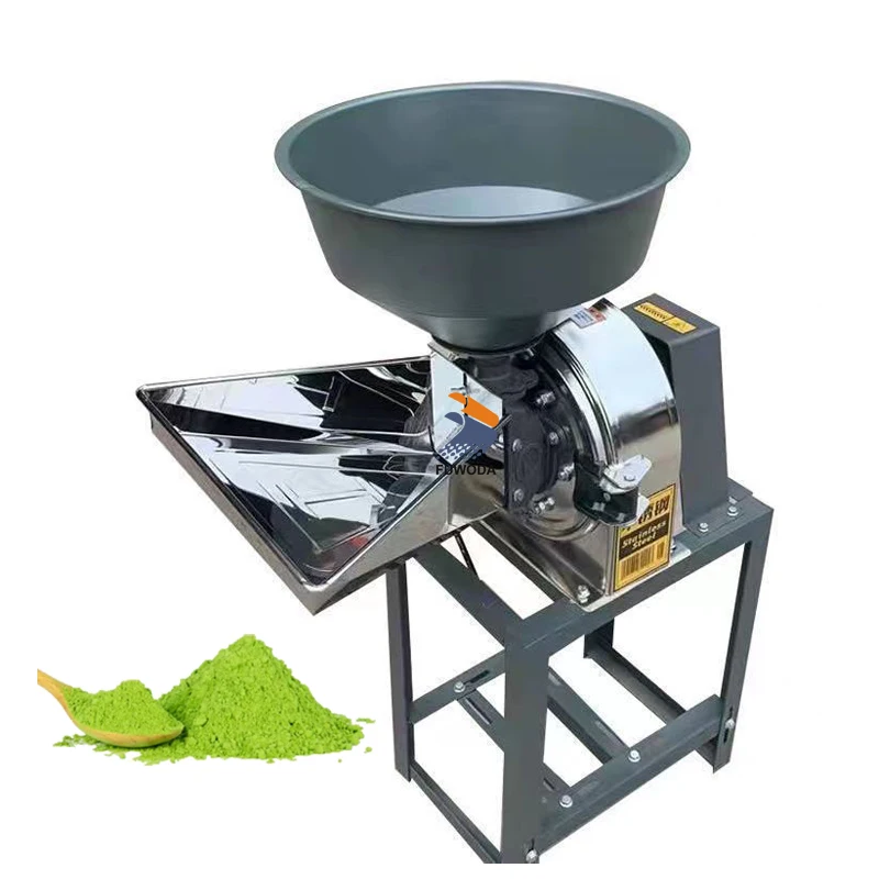 150-200kg-h-Stainless-Steel-Grain-Spices-Powder-Grinder-Dry-Food-Powder ...
