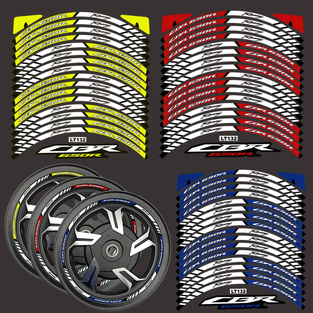 16-PCS-Reflective-Motorcycle-Stickers-Outer-Wheel-Rim-Sticker-Film ...