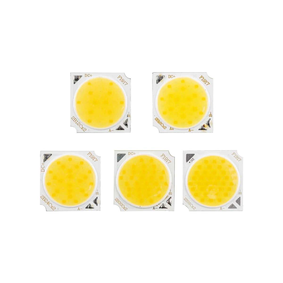 High Power 12W/18W/24W/30W/36W 6000K+2700K LED COB Light Beads 36 42V ...