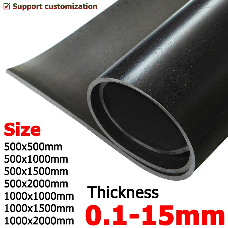 Black-Silicone-Rubber-Sheet-High-Temp-Resistance-Food-Grade-Silica-Gel ...