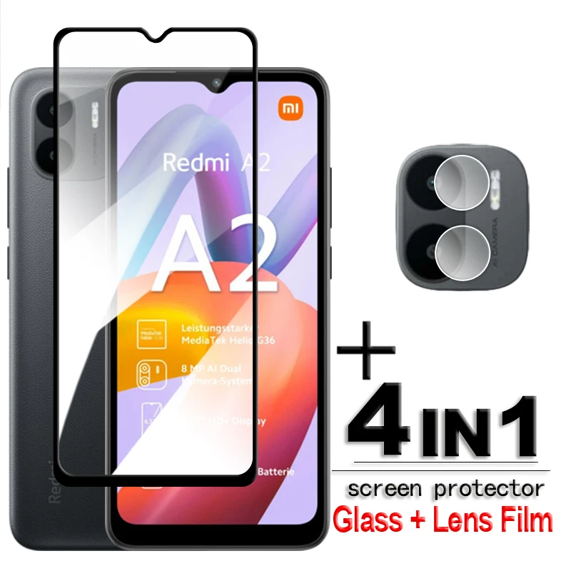 For Xiaomi Redmi A2 Glass Redmi A2+ A1+ A1 A2 Plus Tempered Glass 2.5D ...