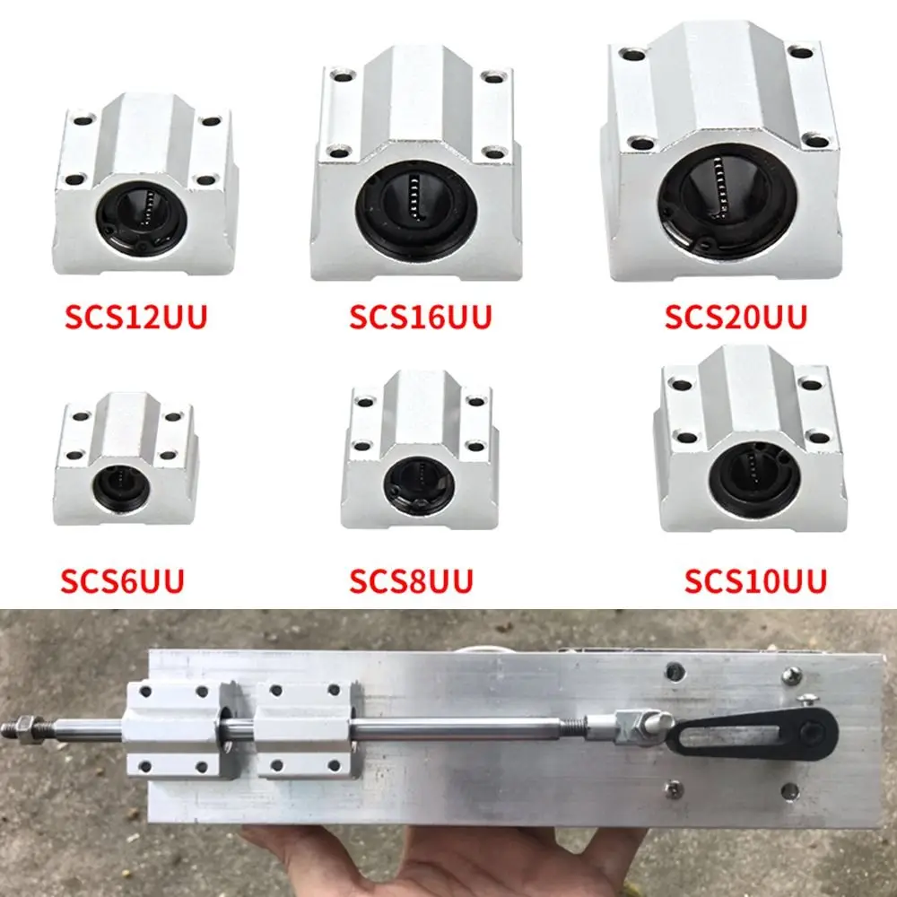 SCS16UU-SCS20UU-Linear-Ball-Bearing-CNC-Router-Aluminium-Slide-Bushing ...