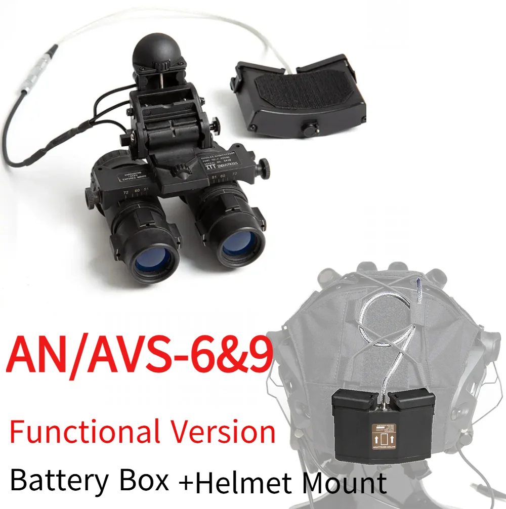 FMA Tactical Airsoft Paintball Functional AVS-9 ANVIS 9 NVG Battery ...