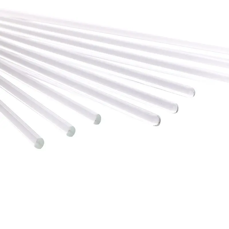 Transparent glass rod, glass stirring rod, chemical biology laboratory ...