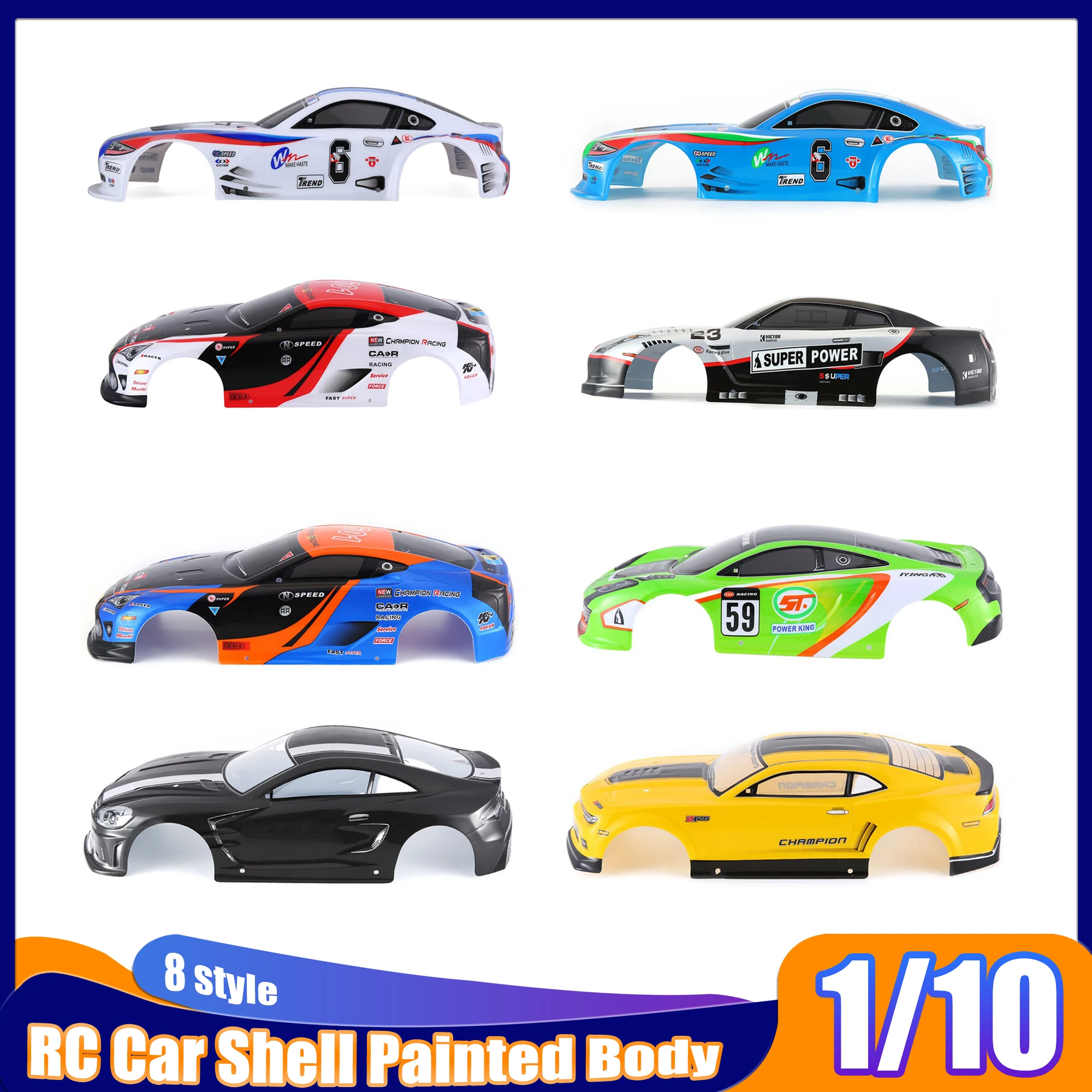 1-10-RC-Car-Shell-Painted-Body-190mm-195mm-200mm-PVC-Cover-for-On-Road ...