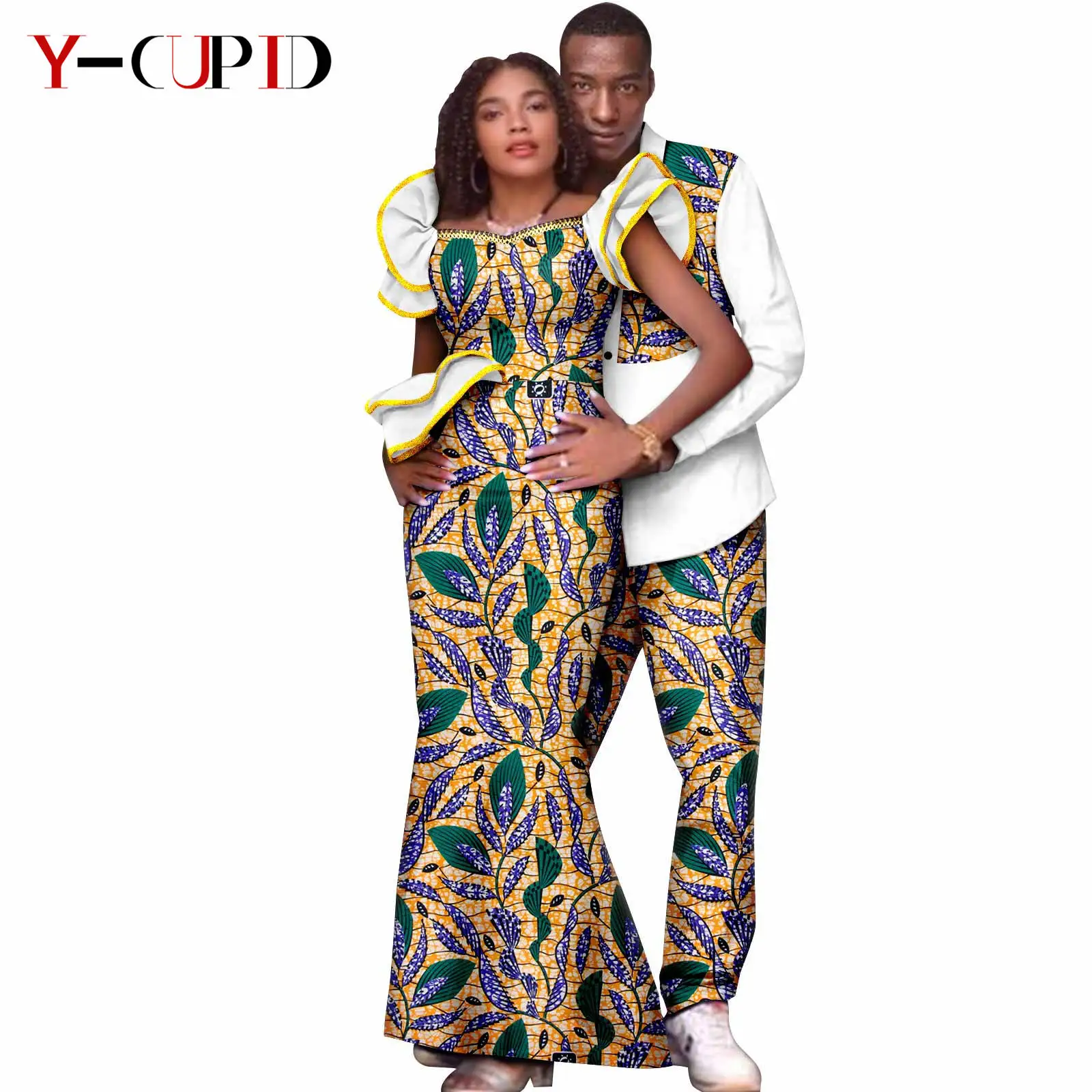 Robes-longues-sir-ne-imprim-africain-pour-femmes-v-tements-de-couple ...