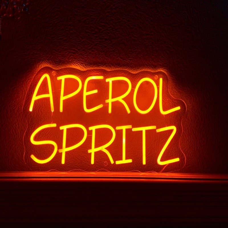 Cocktail-aperol-spritz-led-neon-sign-Drink-neon-sign-Cocktail-neon ...