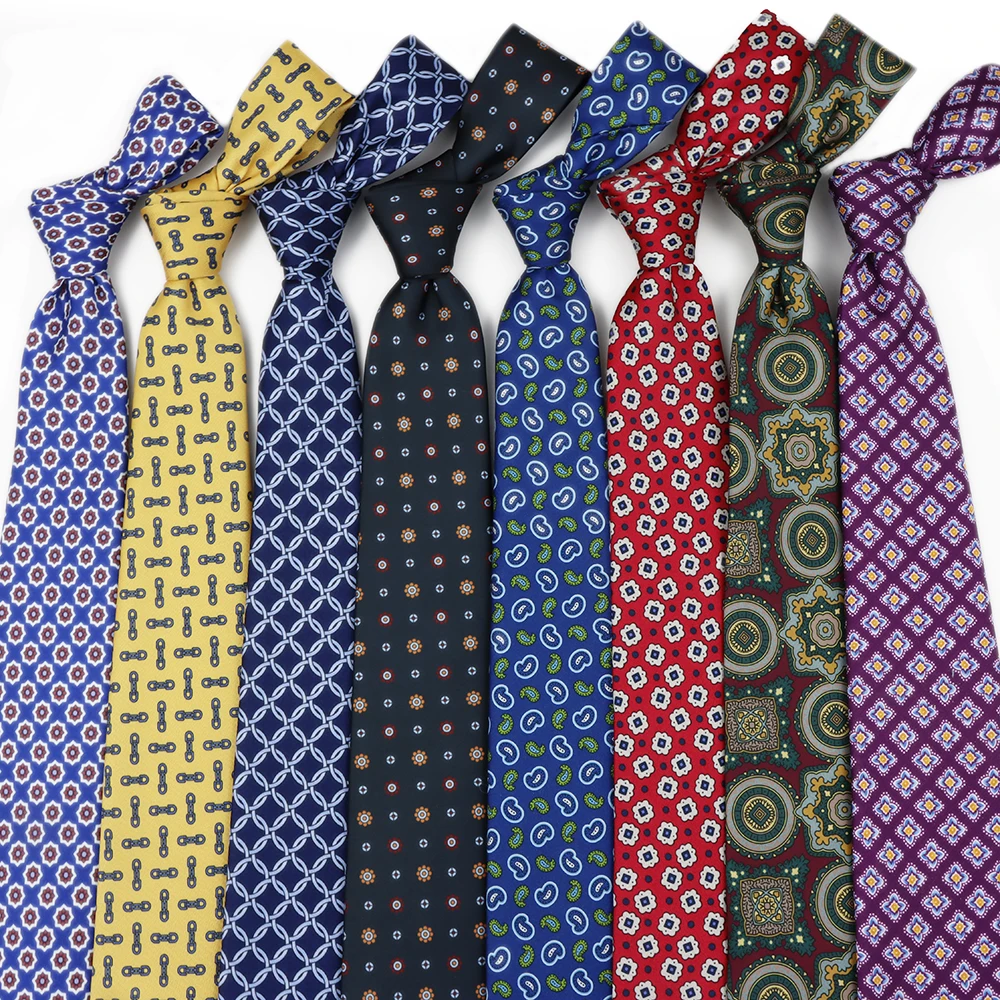 Classic Men's Imitation Silk High Quality Ties Soft Novel Navy Blue ...
