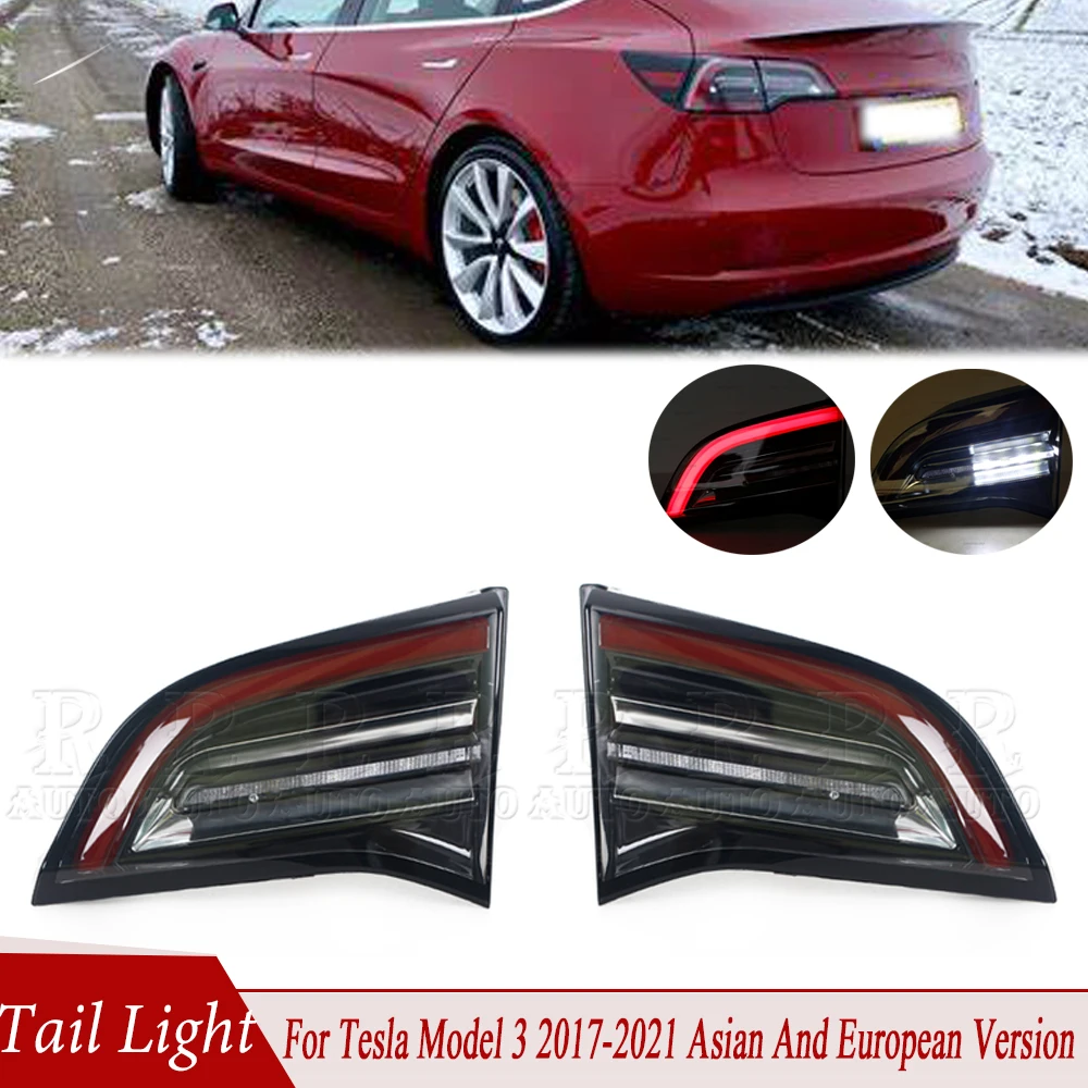 Inside-Tail-Light-Rear-Driving-Fog-Lamp-For-Tesla-Model-3-2017-2021 ...