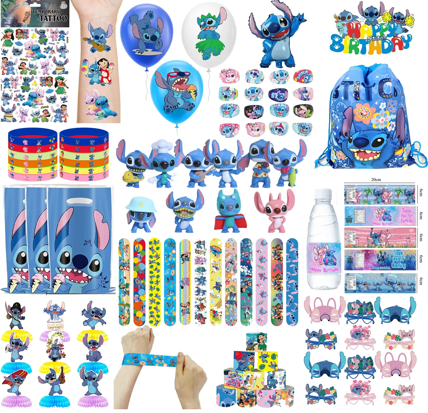 Disney-Stitch-pulsera-con-pegatina-de-dibujos-animados-para-ni-os-y-ni ...