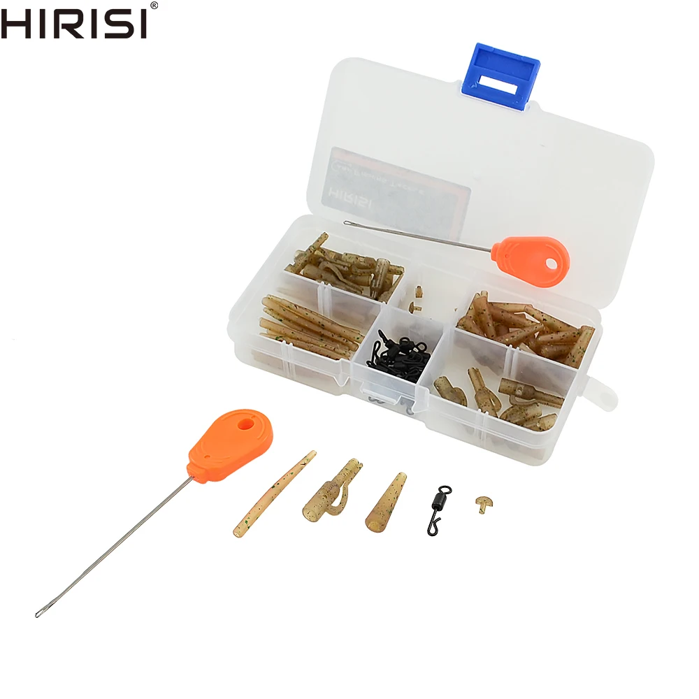 Carp Fishing Safety Lead Clips with Bait Needle Fishing Swivel and Snap ...
