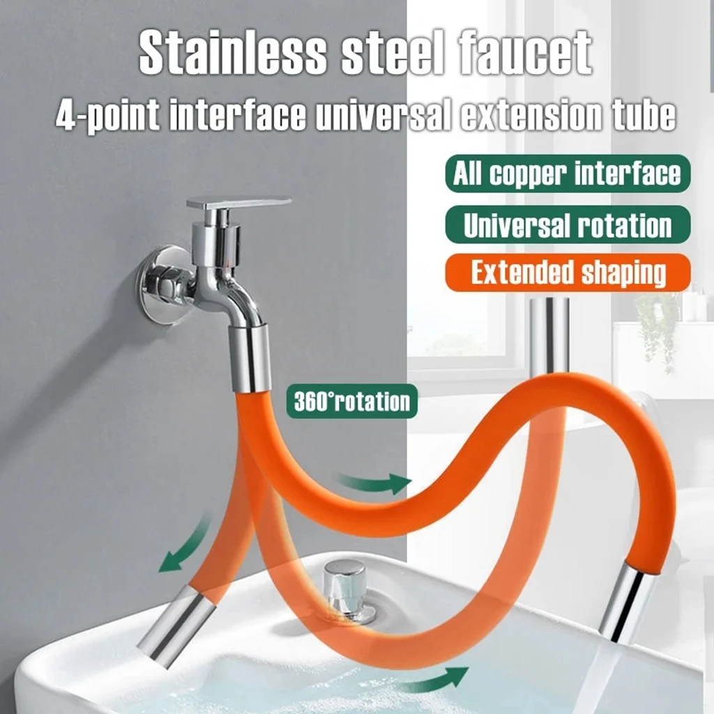 Bathroom Faucet Extension Universal Kitchen faucets water tap Nozzle ...