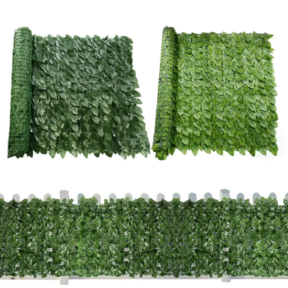 Simulation Fence Garden Privacy Screen 300x50cm Artificial Ivy Trellis ...