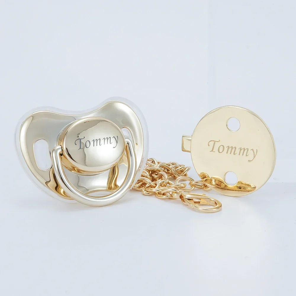 MIYOCAR-chupete-personalizado-nico-ostentoso-dorado-rosa-roja-y-clip-para-chupete-chupete-sin ...