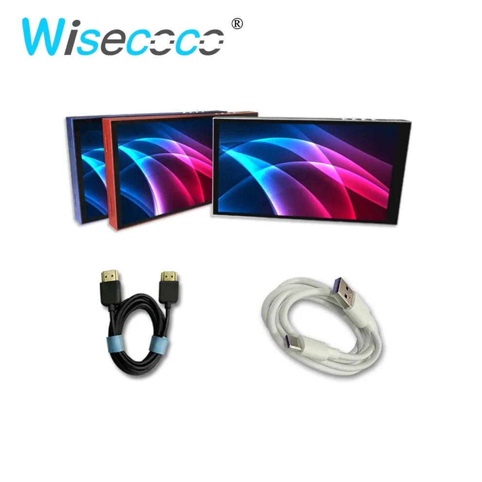 Wisecoco-6-Inch-2K-Portable-Monitor-Built-in-Battery-5000mAh-USB-Type-C ...