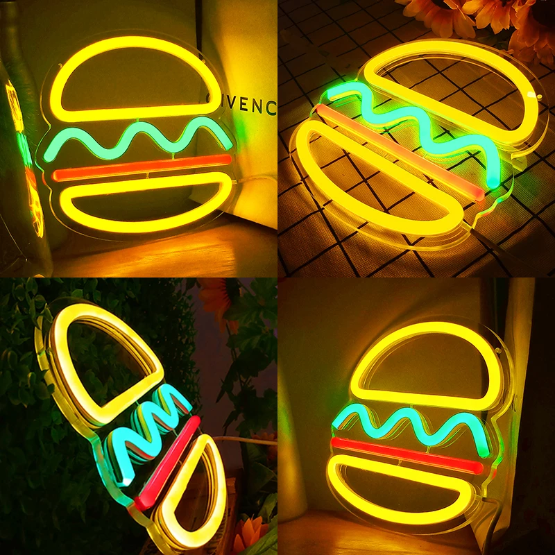 Neon Food Sign
