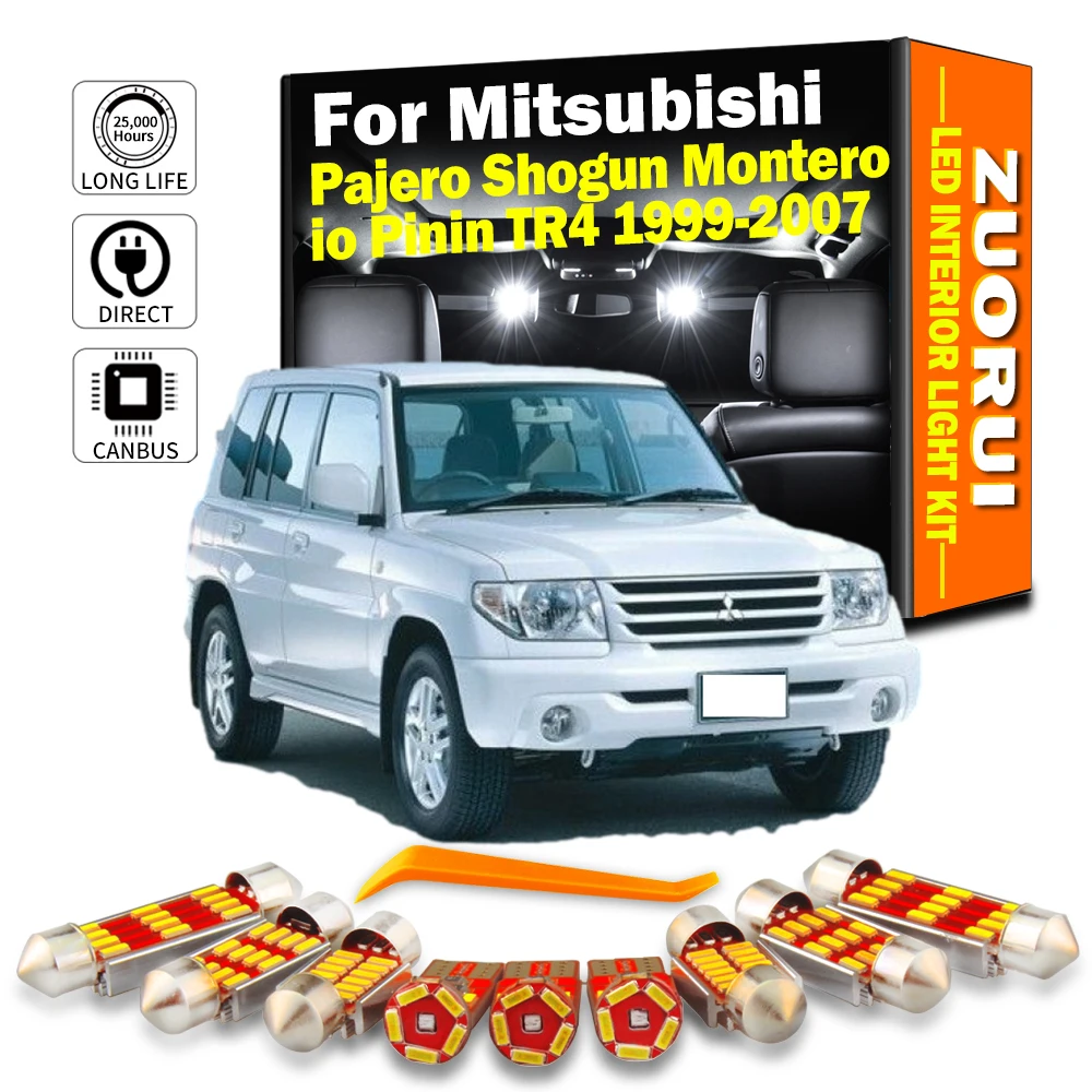 ZUORUI 11Pcs Canbus Car LED Interior Light Kit For Mitsubishi Pajero ...