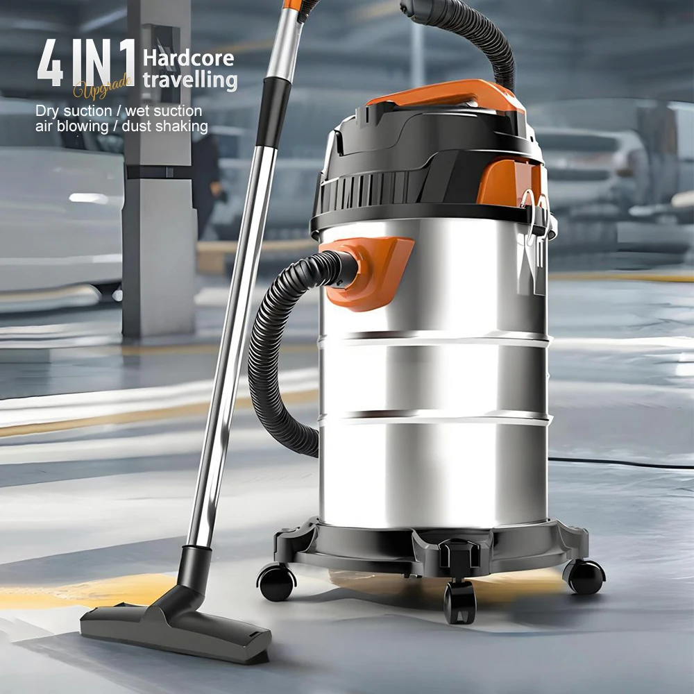220V Industrial Vacuum Cleaner Wet & Dry Vacuum Cleaner Strong Suction ...