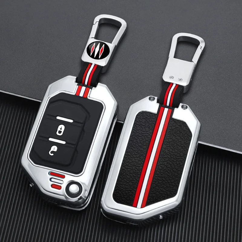 Zinc Alloy Car Key Case For Jeep 2020 2021 Gladiator JT Sahara JLU JK ...
