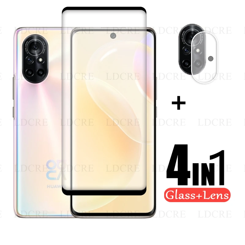 Full Cover Glue Glass For Huawei Nova 8 Glass Protective Glass For ...