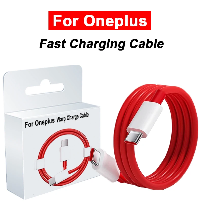 Genuine-For-Oneplus-Charging-Cable-Type-C-Warp-Charge-SuperVooc-Fast ...