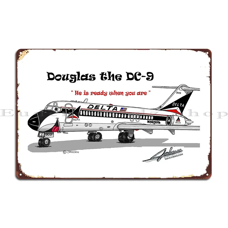 Delta Airlines 9 Metal Signs Pub Printed Wall Cave Wall Custom Home Tin ...