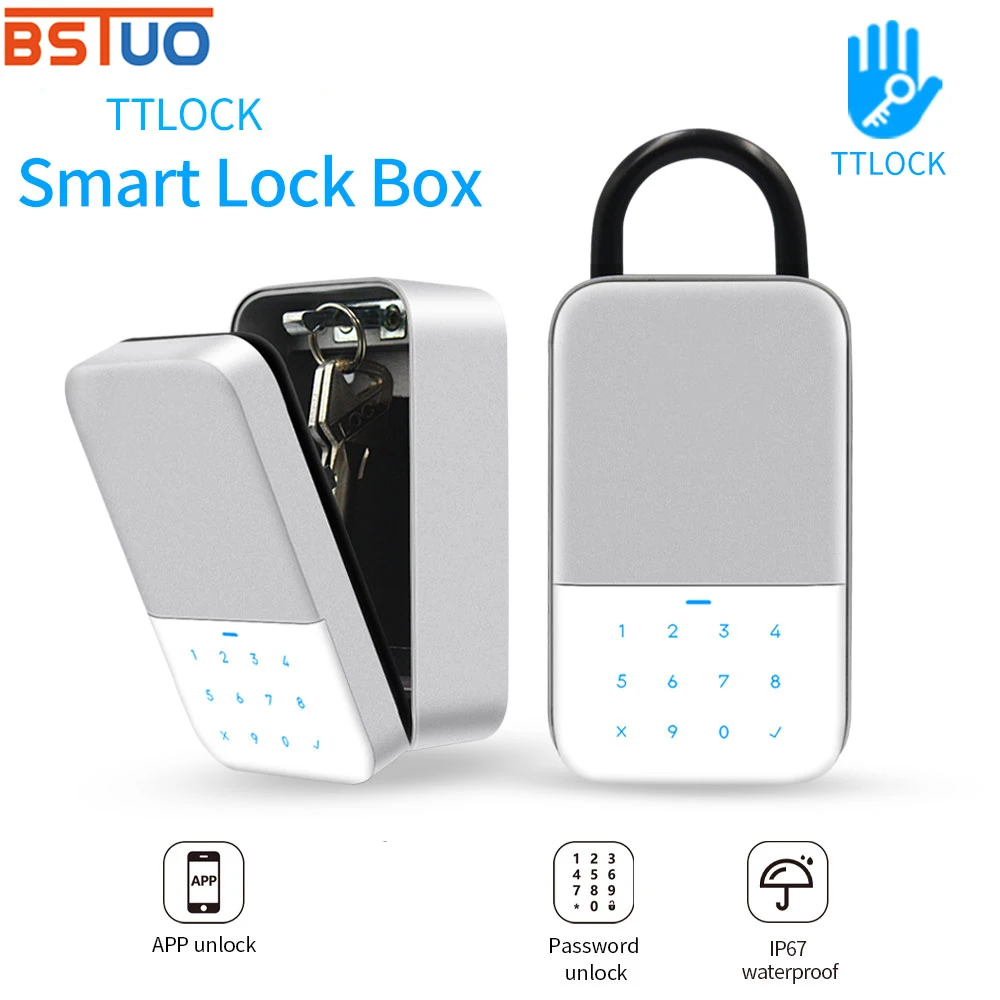 Waterproof-TTLOCK-App-Remote-Access-Password-Bluetooth-Digital-Key-Box ...