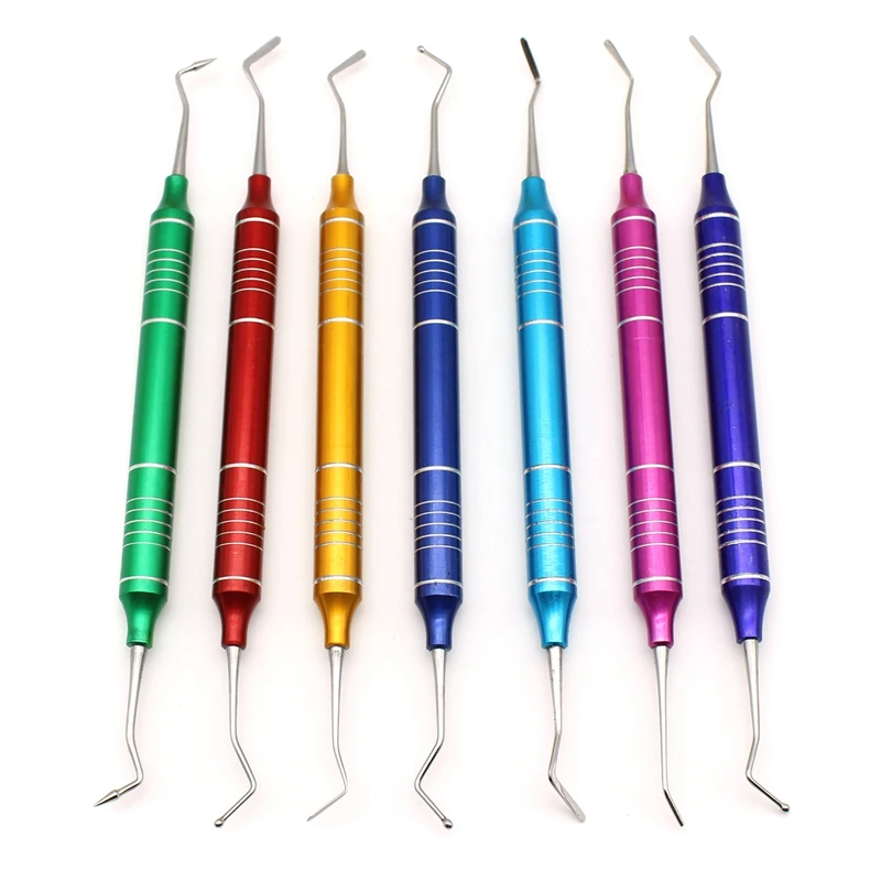 7Pcs-Dental-Composite-Resin-Filling-Spatula-Restorative-Instrument ...