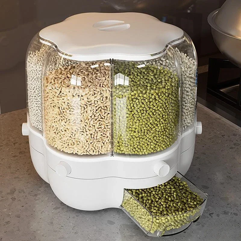 Rotating-Clear-Grain-Dispenser-Large-Capacity-Cereal-Classification ...