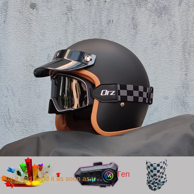 Vintage-Orz-Helmet-Unisex-3-4-Helmet-Anti-Fall-Safety-Retro-Cruise-Half-Helmets-Motorcycle ...