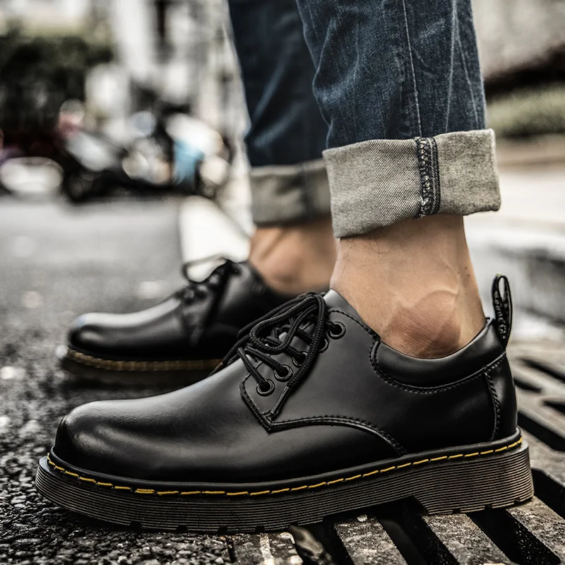 Tooled Leather Shoes Men