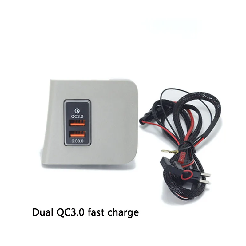 1PC-Double-USB-Charger-Car-Interface-Socket-Double-Connector-Double-QC3 ...