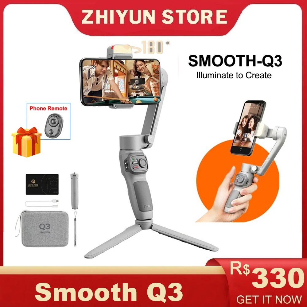 ZHIYUN-SMOOTH-Q3-Gimbal-Smartphone-3-Axis-Telefone-Gimbals-Estabilizador-Port-til-para-iPhone-14 ...