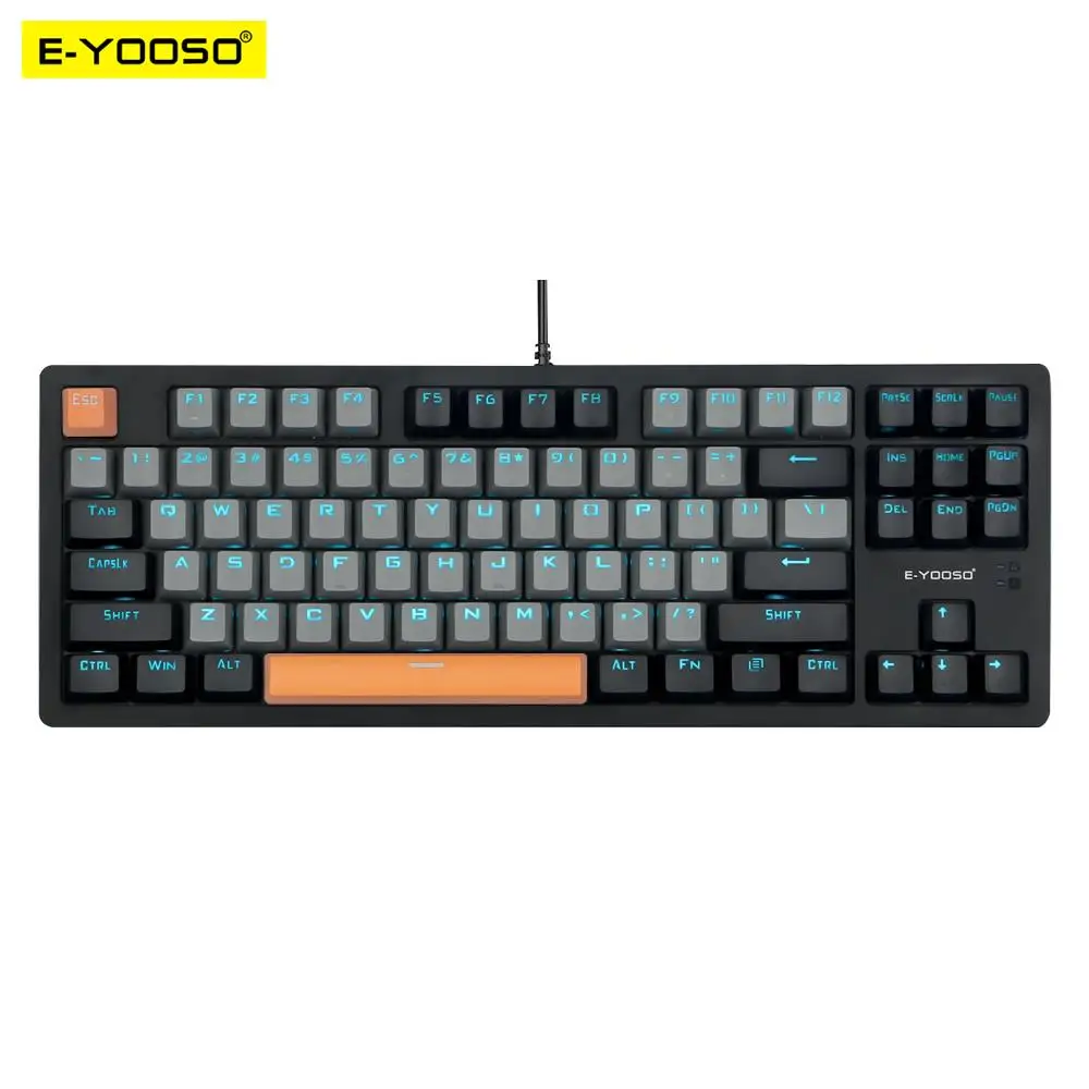 E-YOOSO-K620-USB-Mechanical-Gaming-Keyboard-Wired-Blue-Red-Switch ...