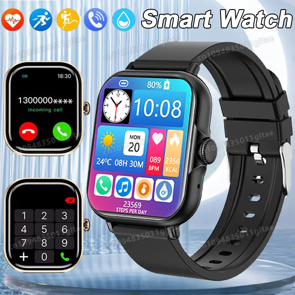 Touch Screen Smart Watch Music Steps Count Bluetooth Call 2025 ...
