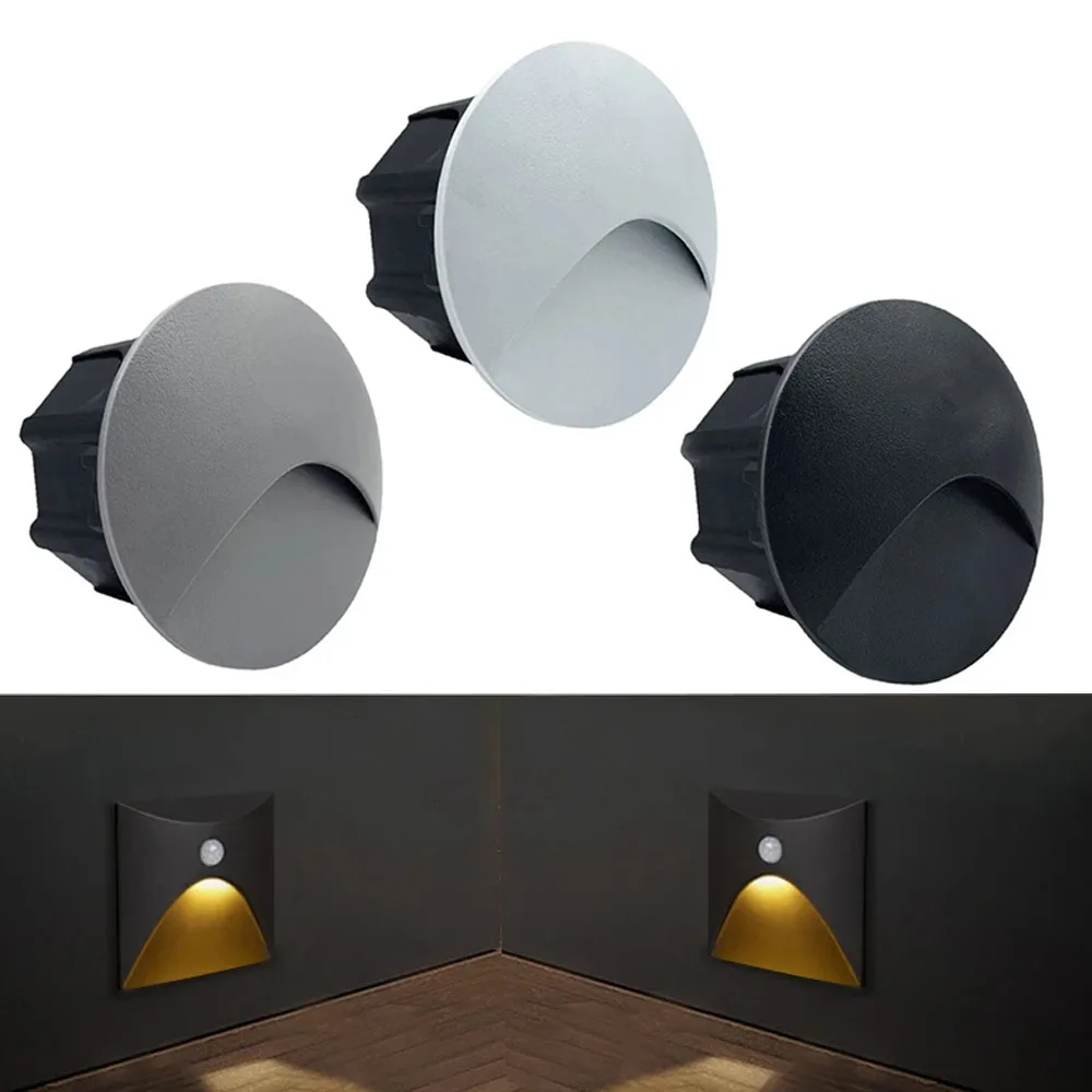 Outdoor-Led-Wall-Corner-Light-3W-Waterproof-Recessed-Stair-Step-Lamp ...