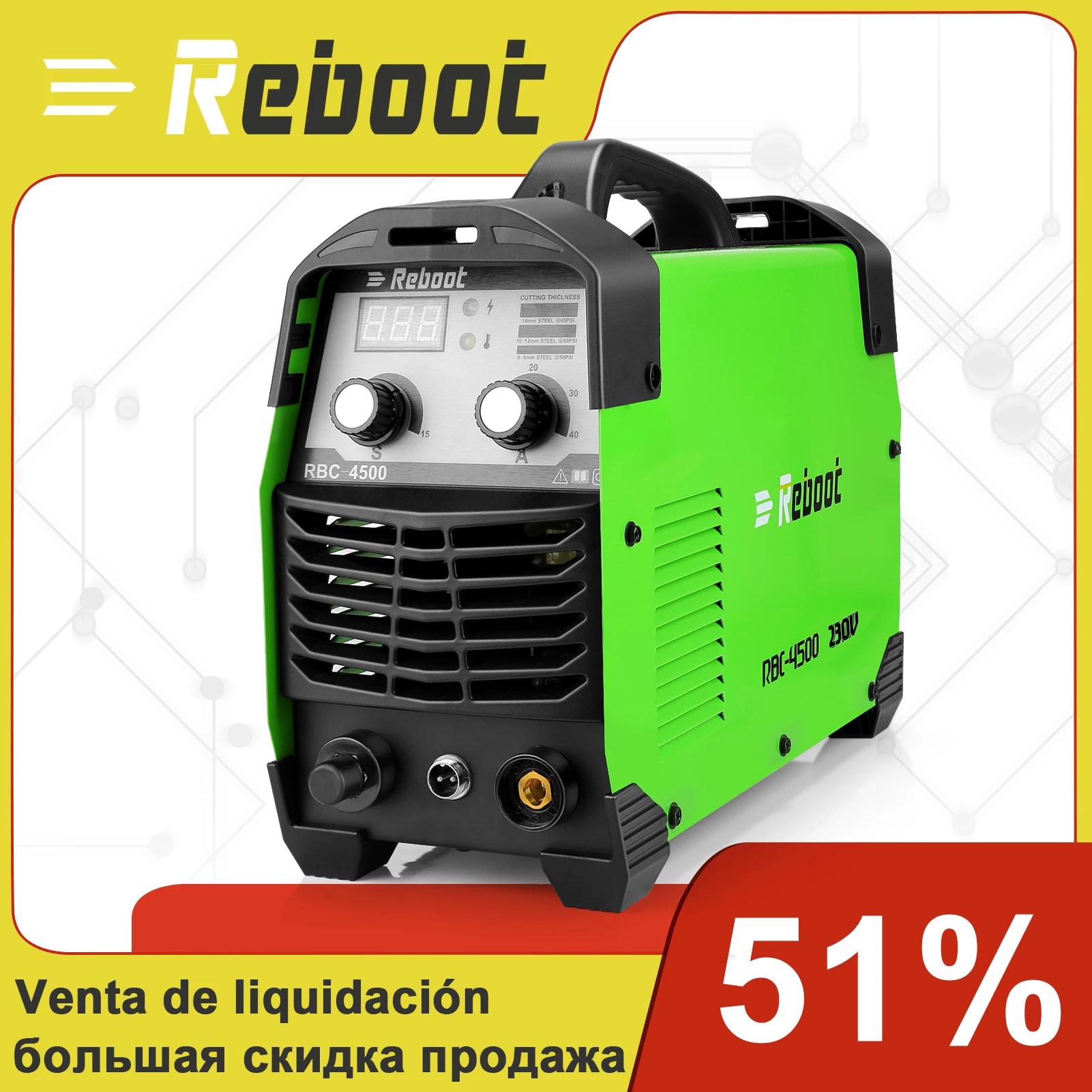 Cortador de aire por Plasma CUT45, máquina de soldadura de arranque ...