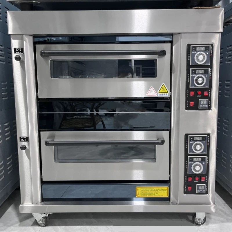 Oven-Gas-Commercial-Removable-Two-Three-Layer-Food-Processors-Pizza ...