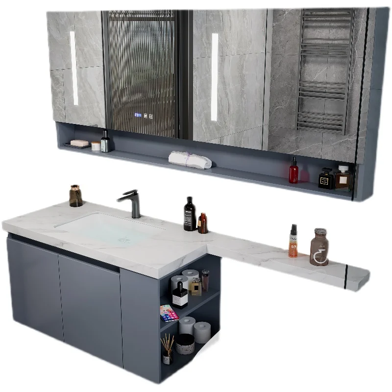 Combinaci-n-de-armarios-de-ba-o-encimeras-de-tablero-de-roca-armarios ...