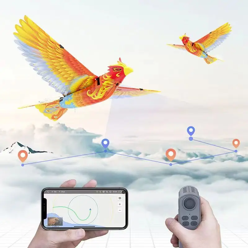 2022New-Go-Go-Bird-Super-Eagle-Flapping-Wing-Remote-Control-Flying-Bird ...