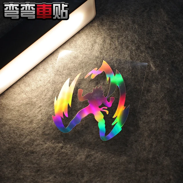 Anime car stickers Dragon Ball Demon Vegeta Saiyan Vegeta laser plating ...