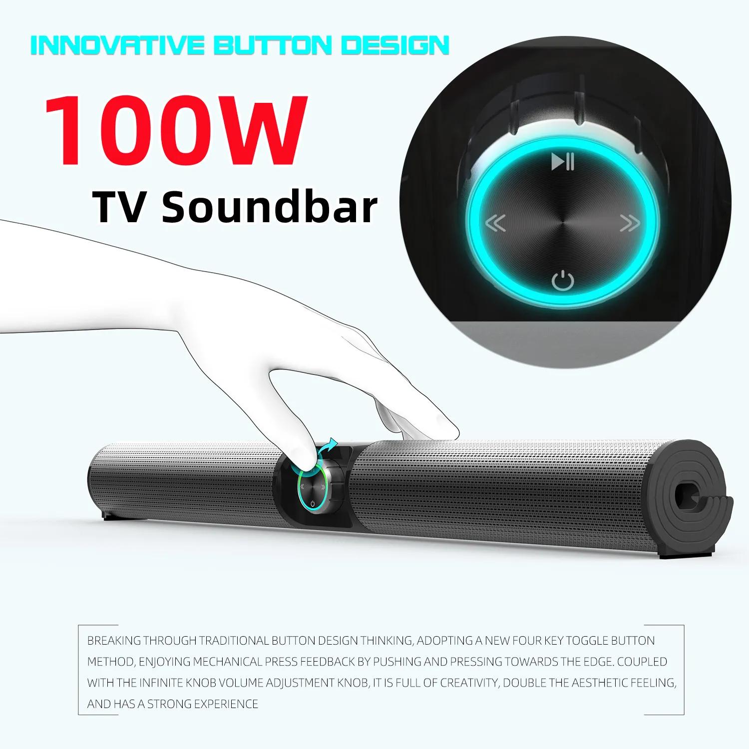 BS-55-100W-Wireless-Computer-Bluetooth-Speakers-Outdoor-Portable ...