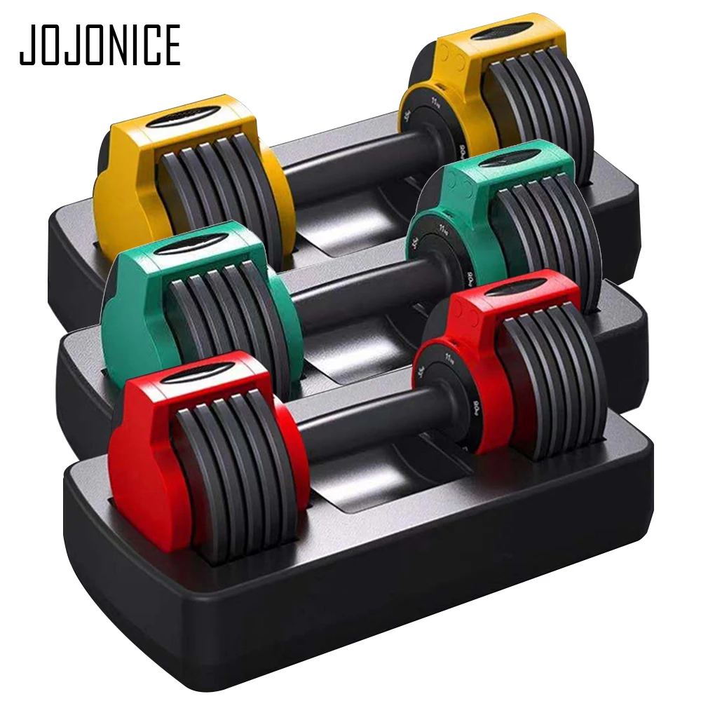 Haltere ajustável com punho de metal antiderrapante, único haltere ...