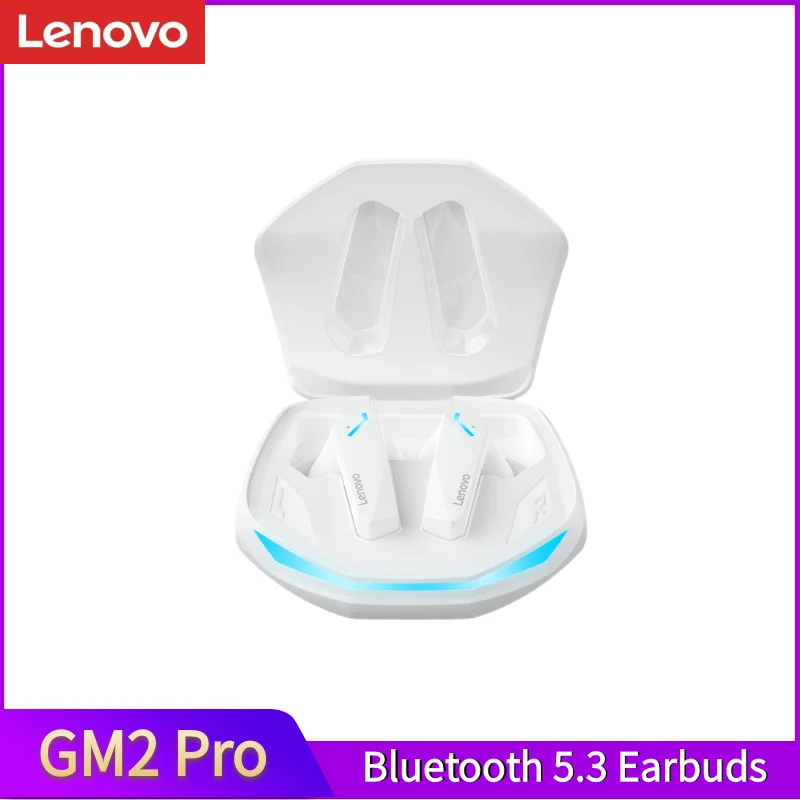 Lenovo-Auriculares-Inal-mbricos-GM2-Pro-Originales-Cascos-con-Micr-fono-Baja-Latencia-Modo-Doble ...