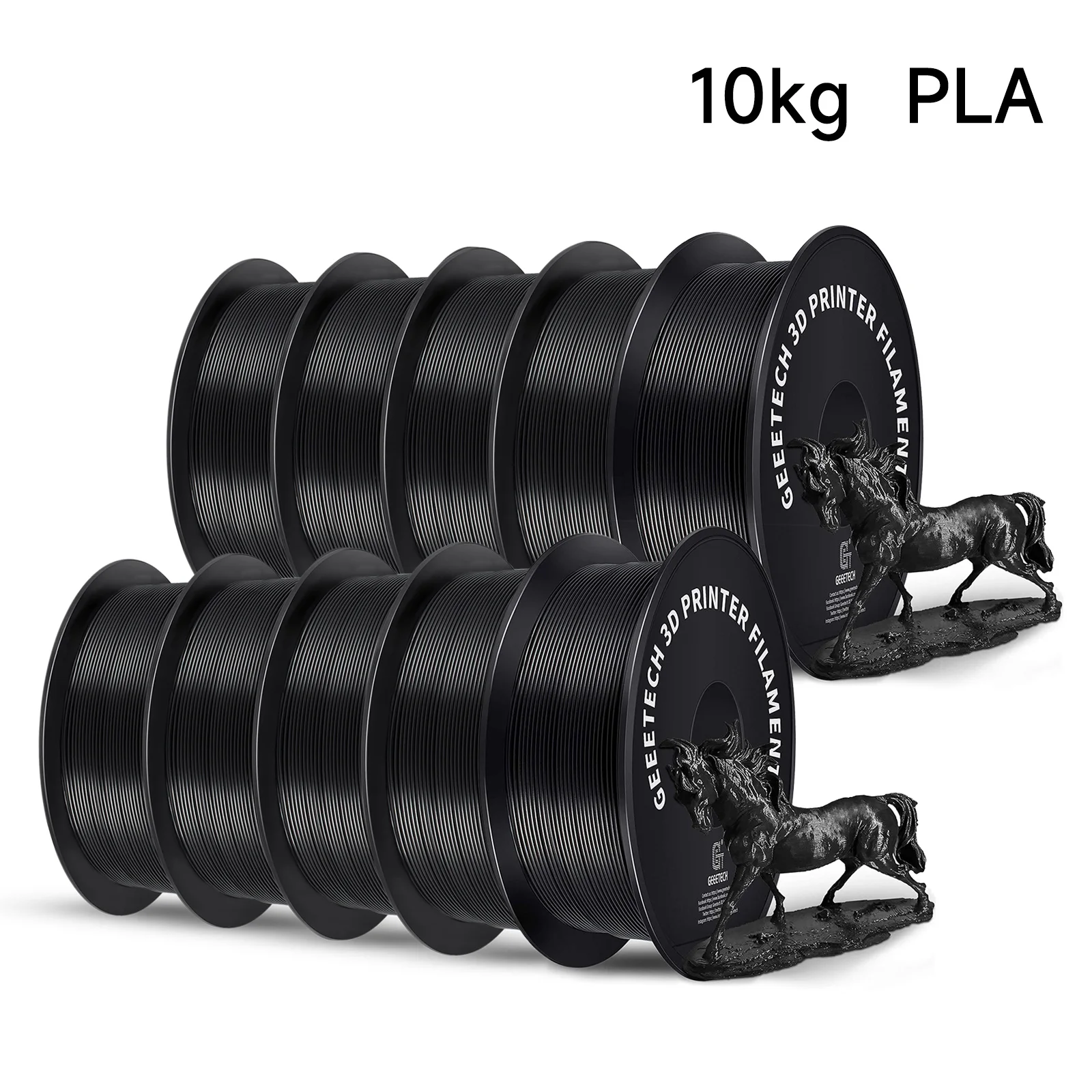 Geeetech-10Kg-PLA-Filament-Plastic-For-3D-Printer-1-75mm-Tangle-Free-3d ...