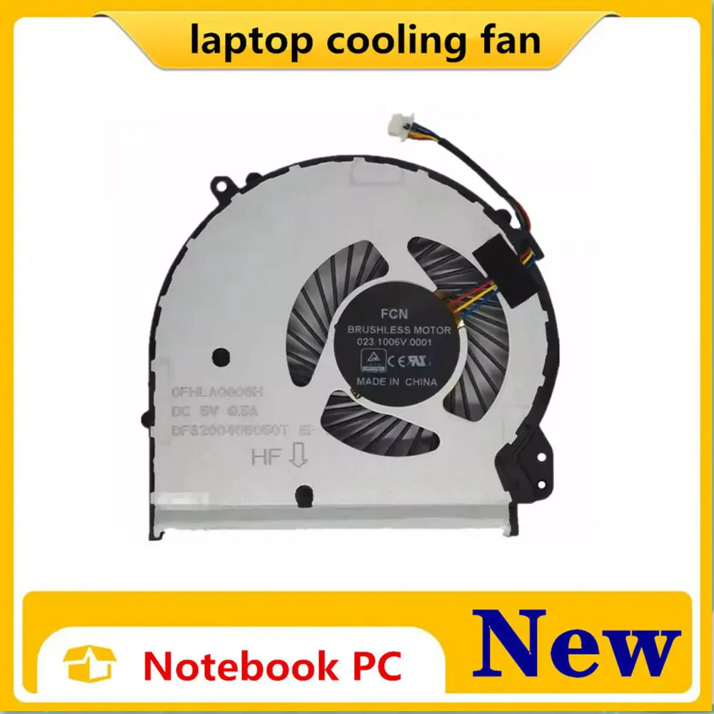 New laptop CPU cooling fan Cooler radiator Notebook for HP 17-X051NR 17 ...