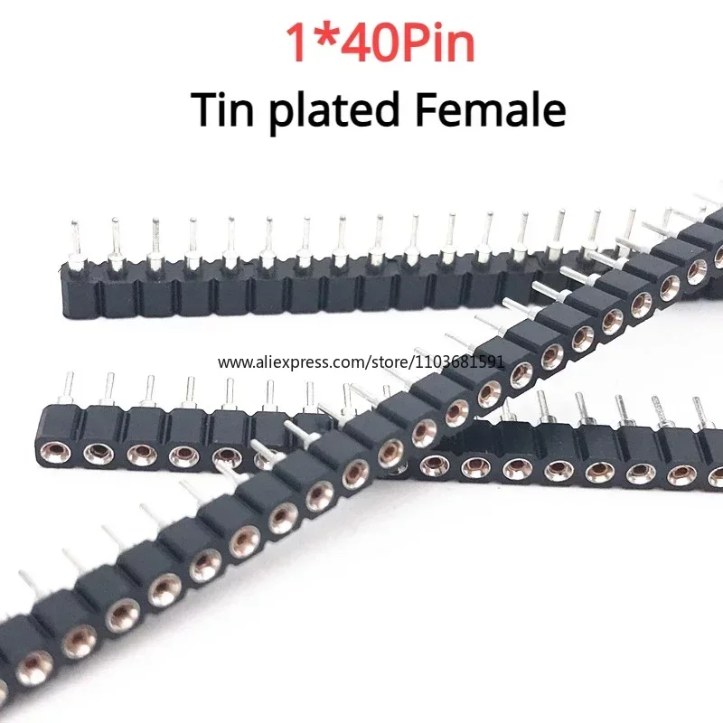 1-27mm-2-0mm-2-54mm-1x40P-Round-Hole-Male-Tin-Gold-Female-Pin-Header ...