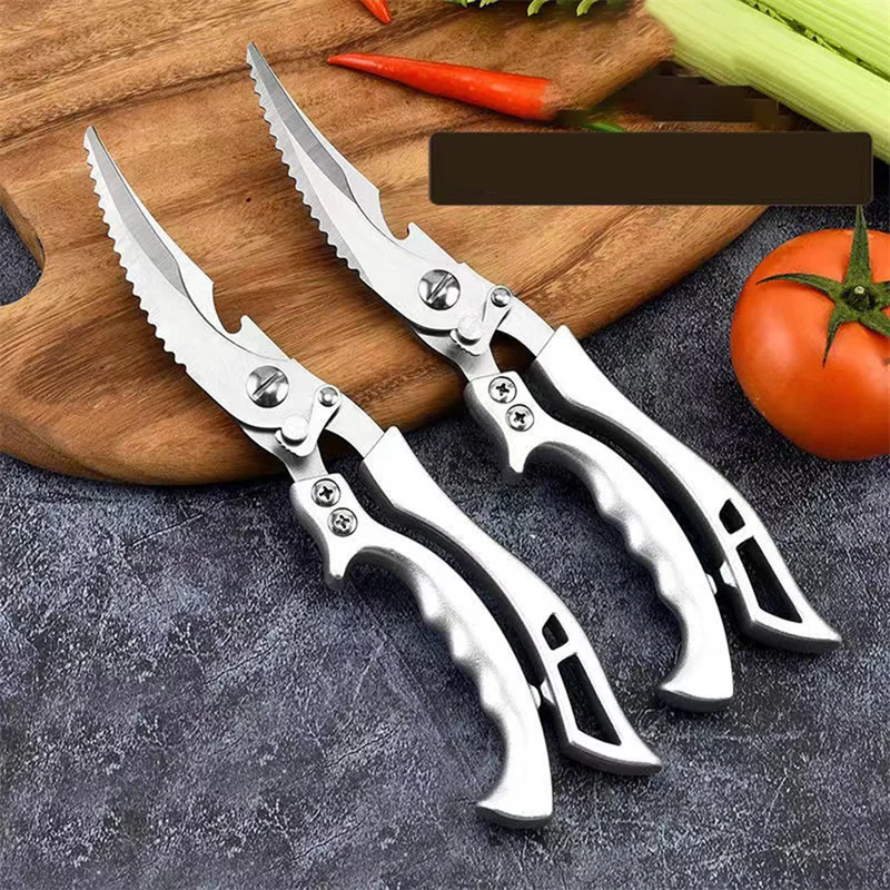 Stainless-Steel-Chicken-Bone-Scissors-Professional-Fishing-Duck-Meat ...
