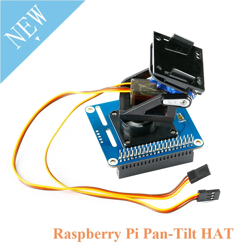 Raspberry-Pi-Servo-Motor-Controller-for-Camera-2-DOF-Pan-Tilt-HAT-Light ...
